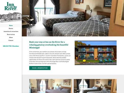 Lodging, Motel & Hotel Website Design Examples