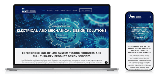 Engineering Website Design: OMNI Engineering Services